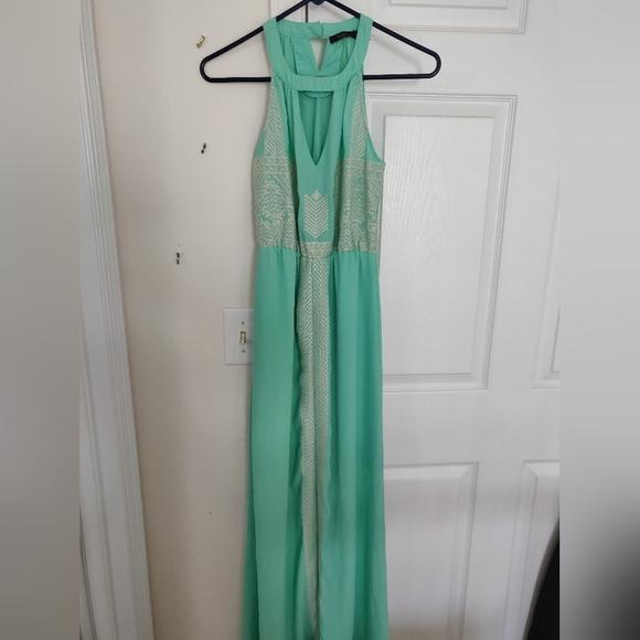 THML | Dresses | Maxi Dress Mint Green Xs | Poshmark